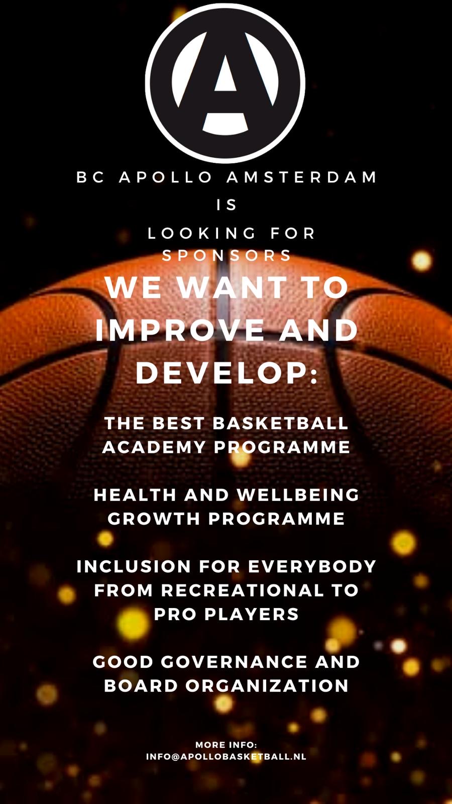 BC Apollo Amsterdam Basketball - Apollobasketball.nl